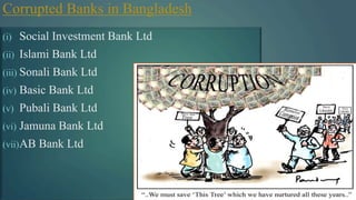 Corruption of banking sector in bangladesh | PPT
