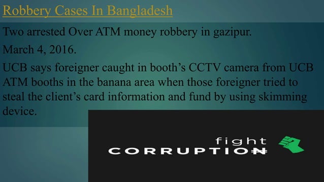 Corruption of banking sector in bangladesh | PPT