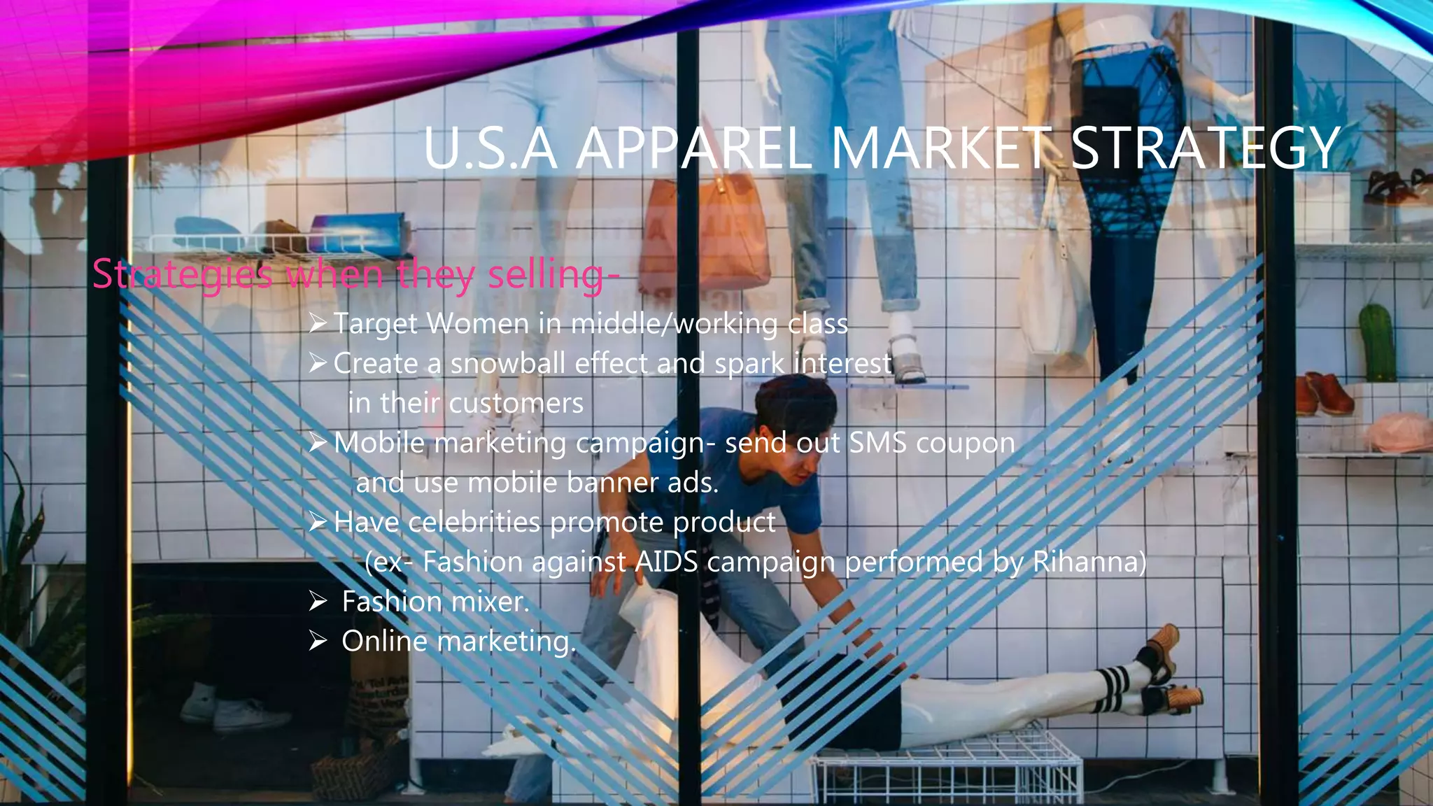 U.S.A Apparel Marketing Strategy | PPTX