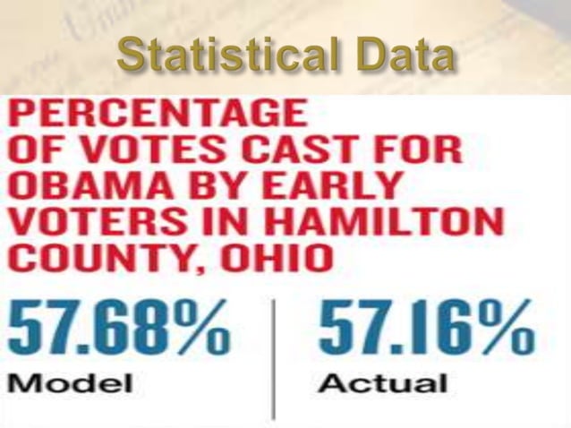Statistics in political campaign | PPTX