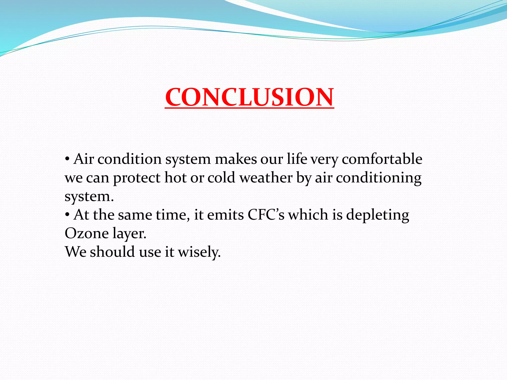 Air-conditioning system | PPTX
