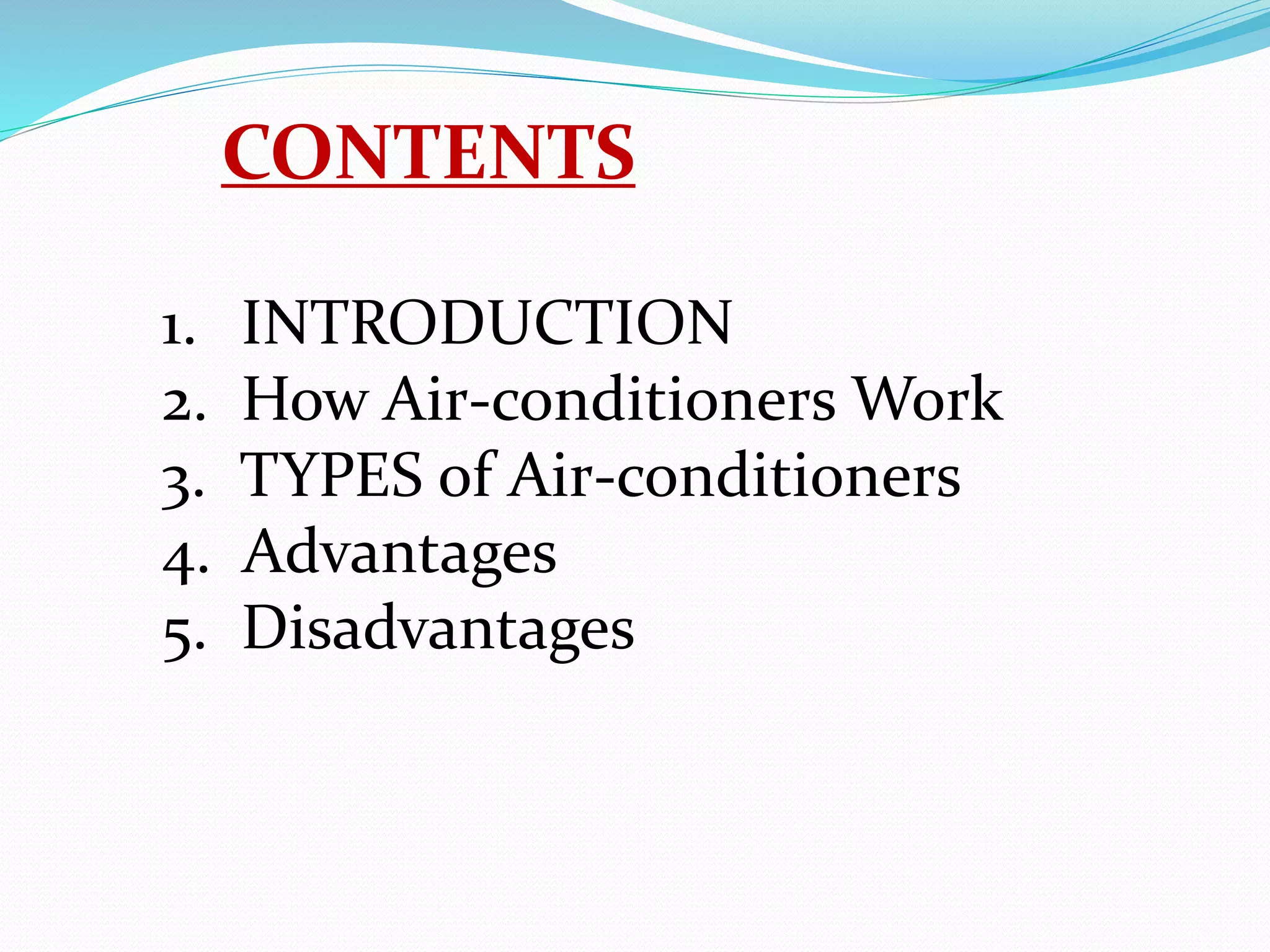 Air-conditioning system | PPTX