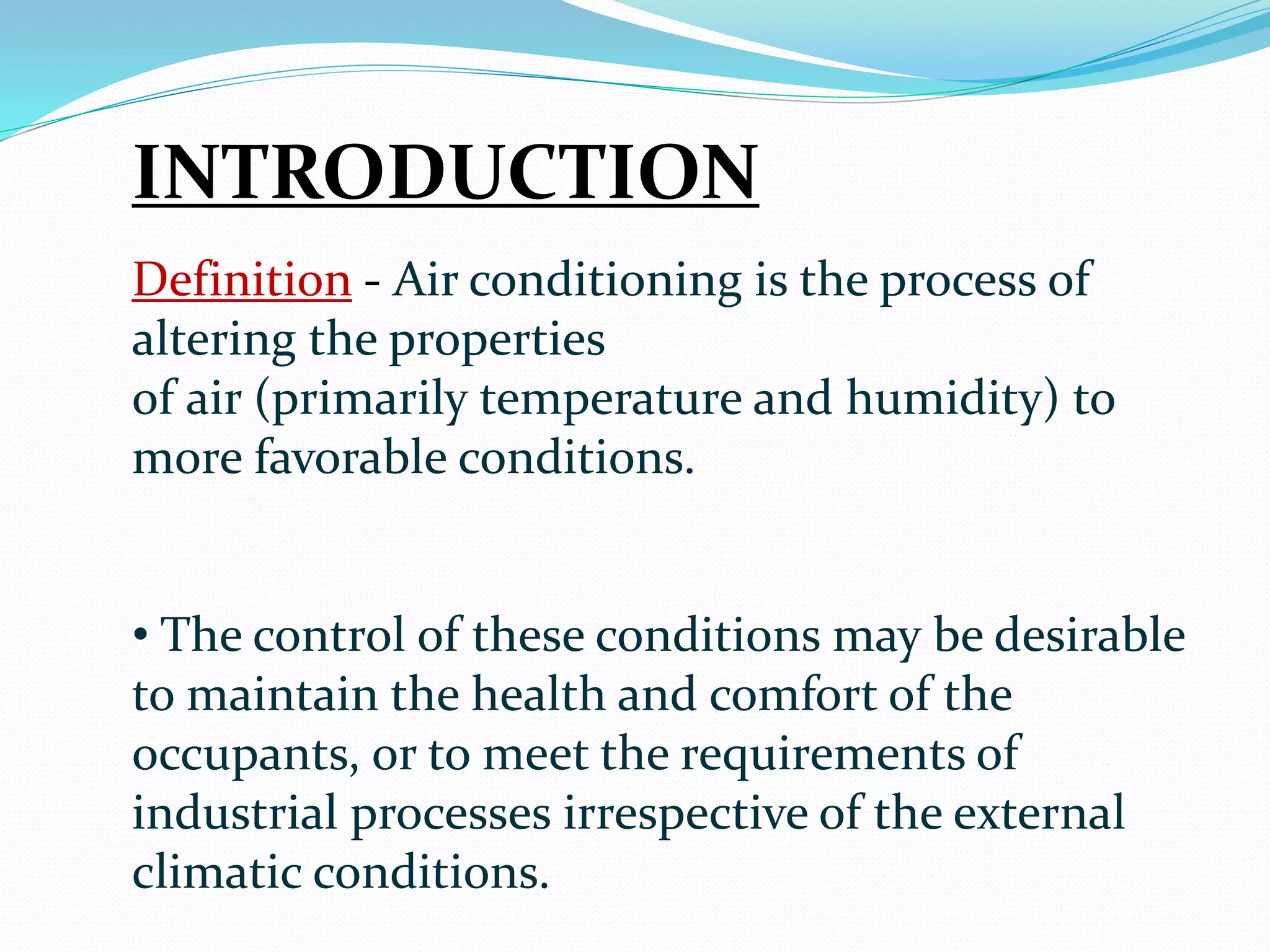 Air-conditioning system | PPTX