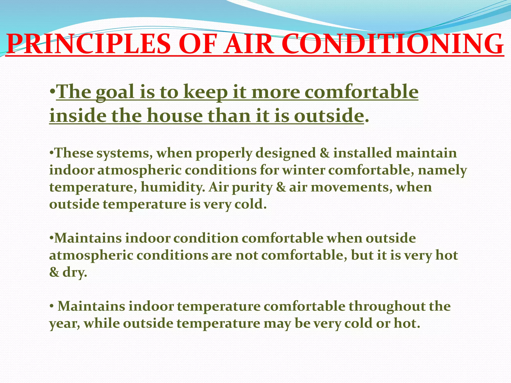 Air-conditioning system | PPTX