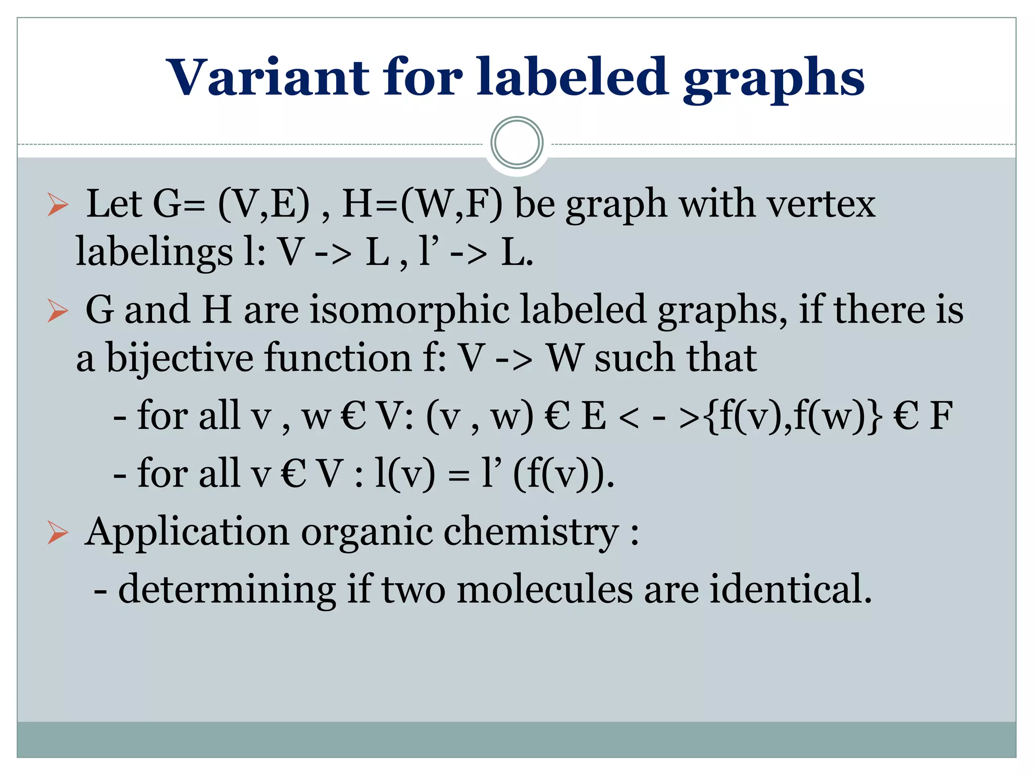 Isomorphism (Graph) | PPTX