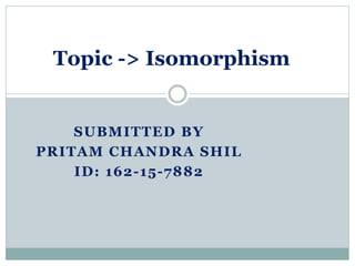 Isomorphism (Graph) | PPTX