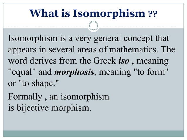 Isomorphism (Graph) | PPTX | Science