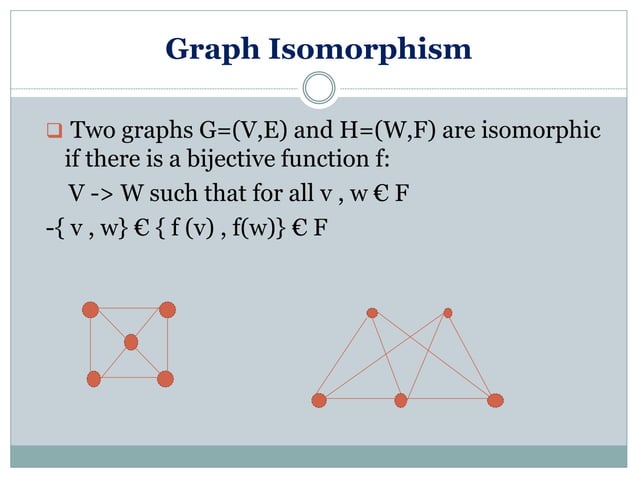 Isomorphism (Graph) | PPTX | Science
