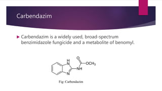 Mencozeb and Carbendazim fungicide | PPTX