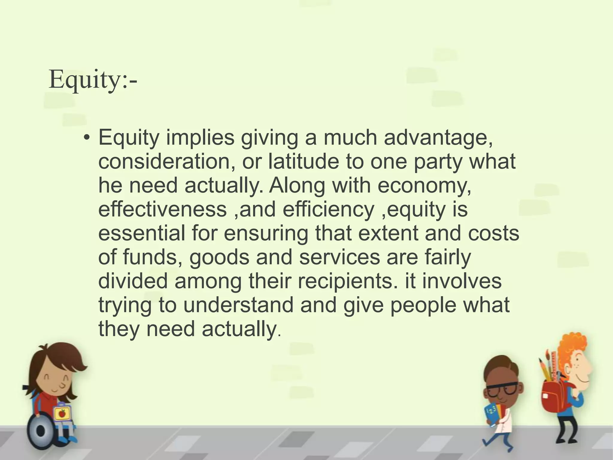 Equity and equality differences and understanding notes | PPTX