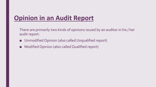 Audit in Limited Company | PPTX | Business Accounting & Finance | Business