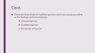 Audit in Limited Company | PPTX