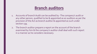 Audit in Limited Company | PPTX