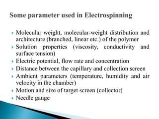 Electrospinning | PPTX