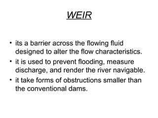 weirs | PPT