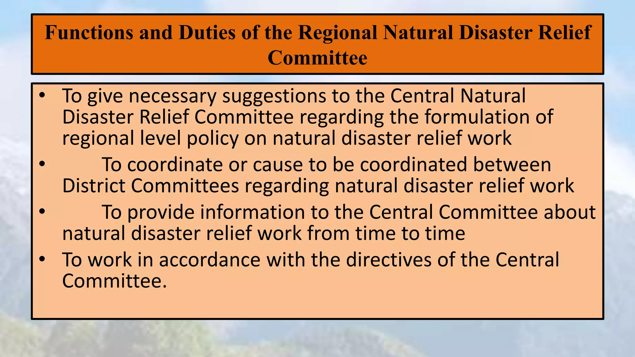 Presentation on Disaster Management process in Nepal | PPTX