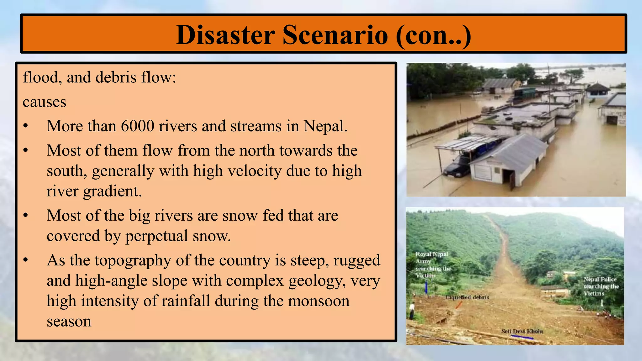 Presentation on Disaster Management process in Nepal | PPTX