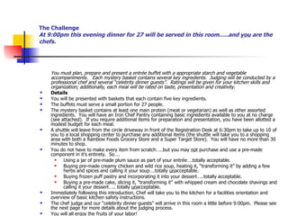 Iron Chef Leadership competition | PPT