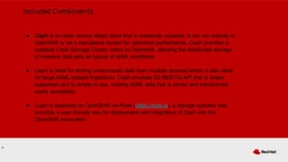 Deploying and Managing Artificial Intelligence Services using the Open Data Hub Project on ...