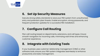 Step-by-Step Guide: How to Plan a Successful PBX Installation for Your ...