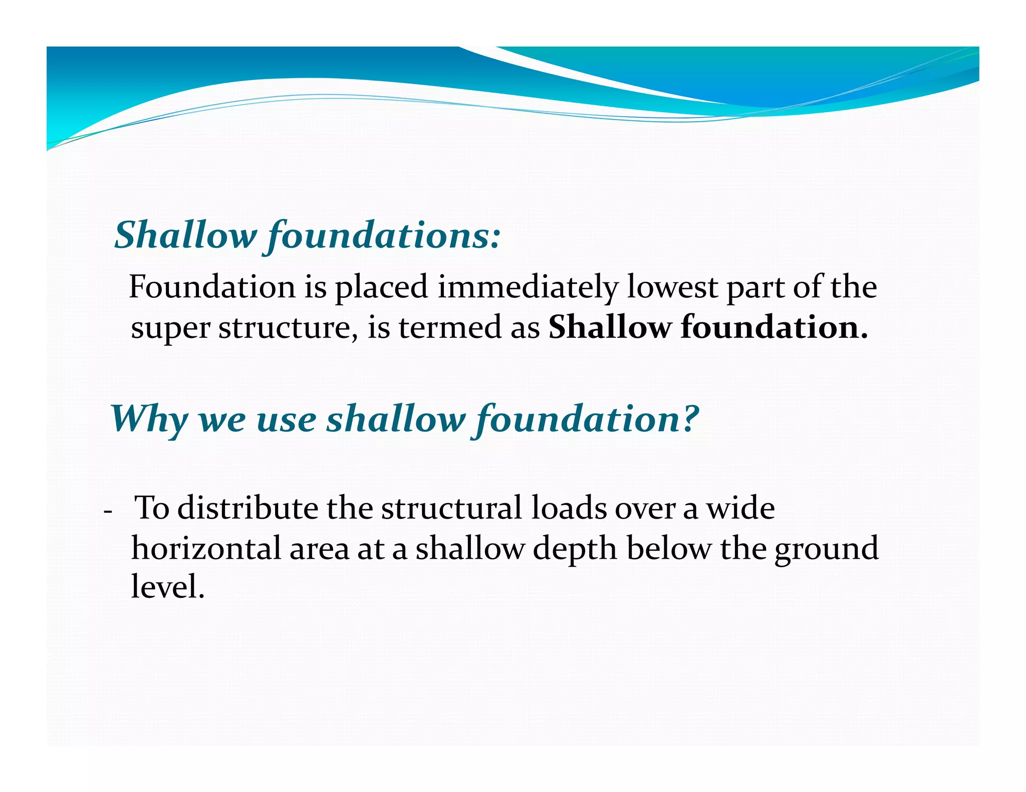 Shallow Foundation | PDF