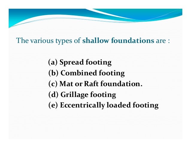 Shallow Foundation