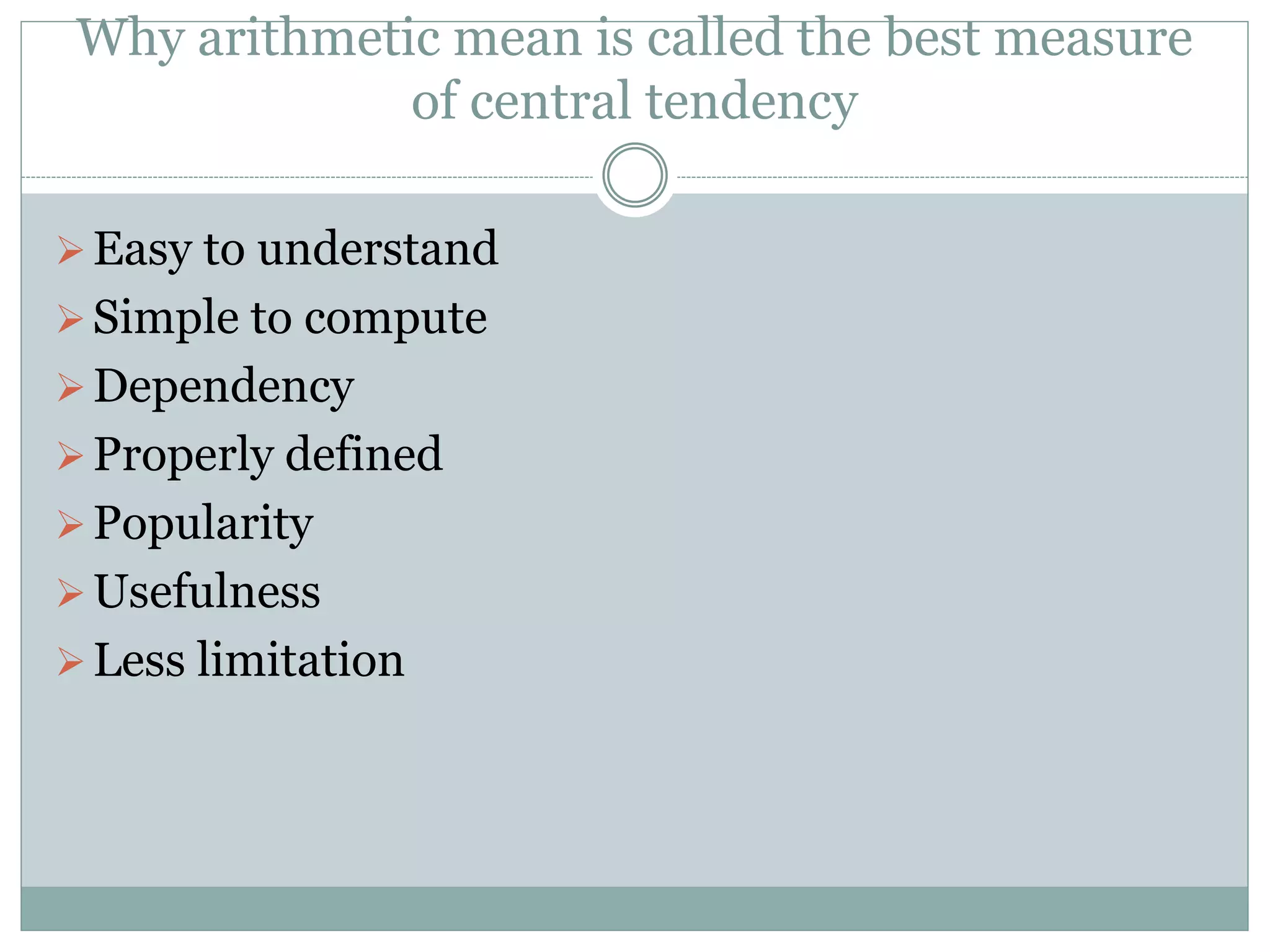 Central Tendency Presentation | PPT