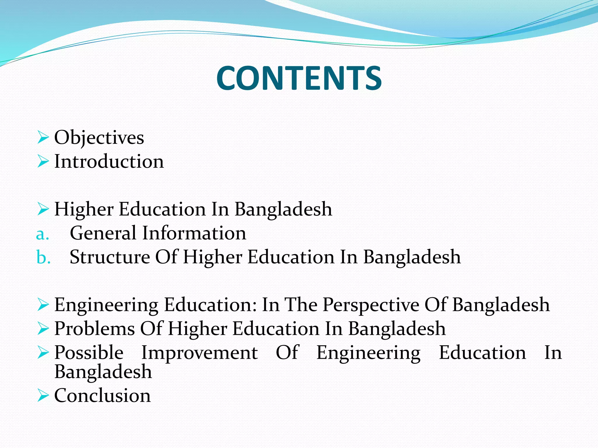 Improve engineering learning in university, perspective of bangladesh | PPT