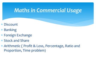 Real life in mathematics | PPT