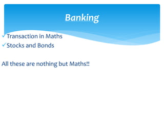 Real life in mathematics | PPT