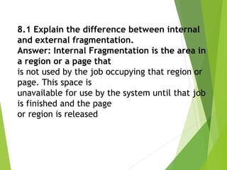 previous question solve of operating system. | PPTX