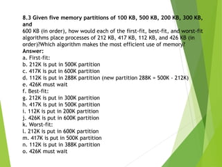 previous question solve of operating system. | PPT
