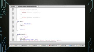 Students Database Management System | PPTX