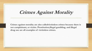 crime | PPTX | Crime & Harmful Acts to Individuals, Society & Human ...