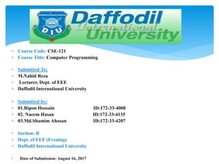 C Tokens | PPTX | Programming Languages | Computing