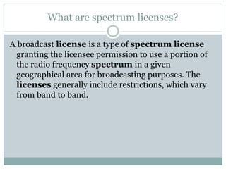 spectrum auction | PPTX
