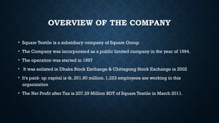 presentation on Working capital management of Square Textile.pptx