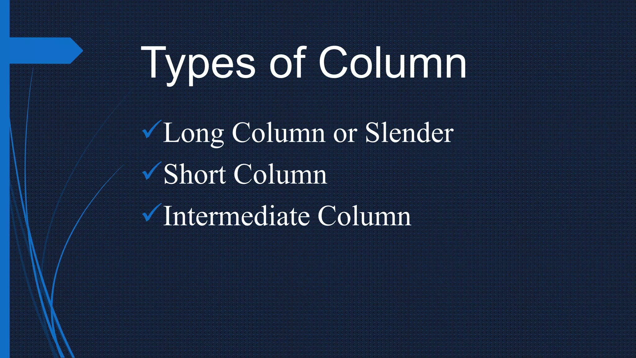 Welcome to our presentation on column | PPTX