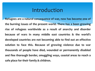 Presentation on refugee crisis | PPTX