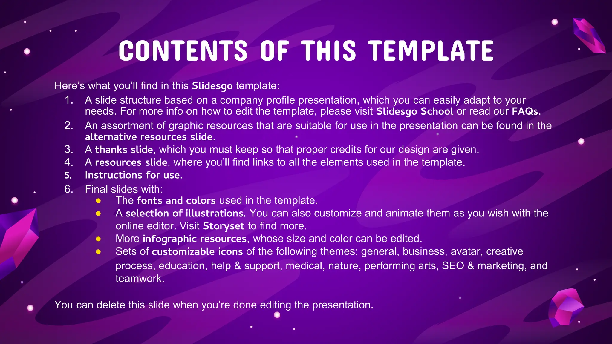 Welcome to Our Universe! by Slidesgo.pptx | Desktop Publishing | Computer Software and Applications