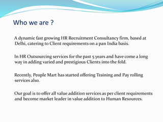 Welcome to people mart | PPTX