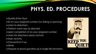 Welcome to Physical Education/McCord | PPT