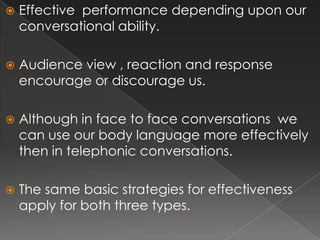 Presentation is About Communication Skill | PPT