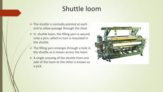 Process flow of a Weaving factory. | PPTX