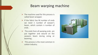 Process flow of a Weaving factory. | PPTX