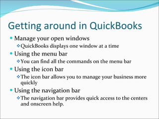 Welcome to quick books | PPT | Computing | Technology & Computing