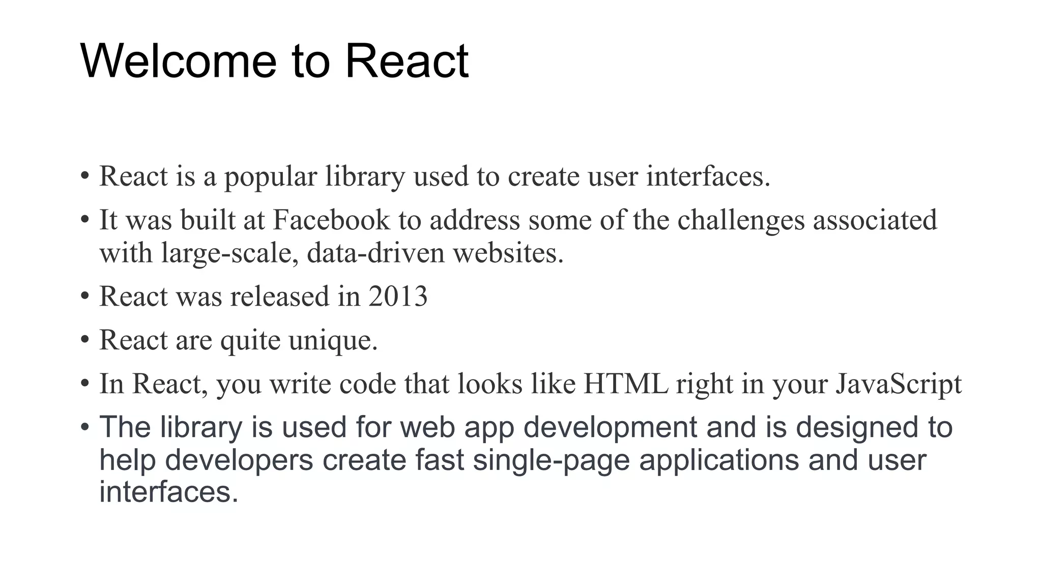 Welcome to React.pptx