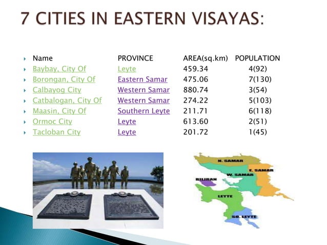 Welcome to region viii! | PPTX | South America Travel | Travel Locations