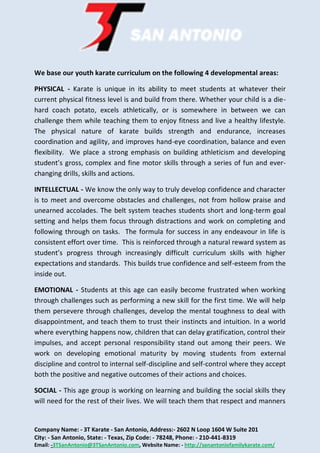 Welcome to san antonio family karate | PDF