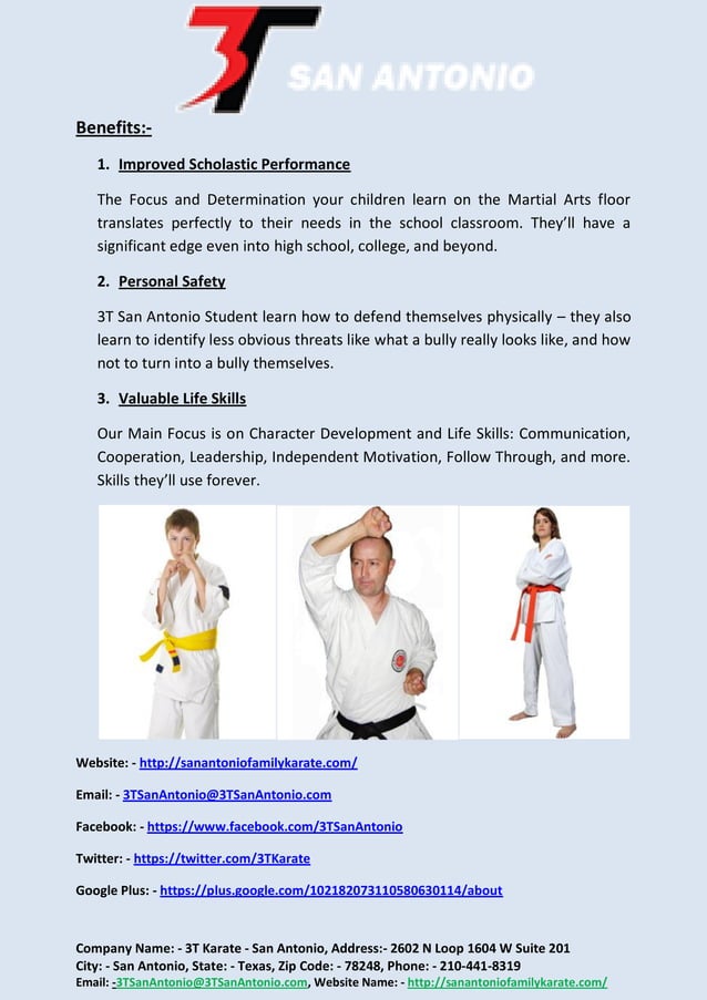 Welcome to san antonio family karate | PDF